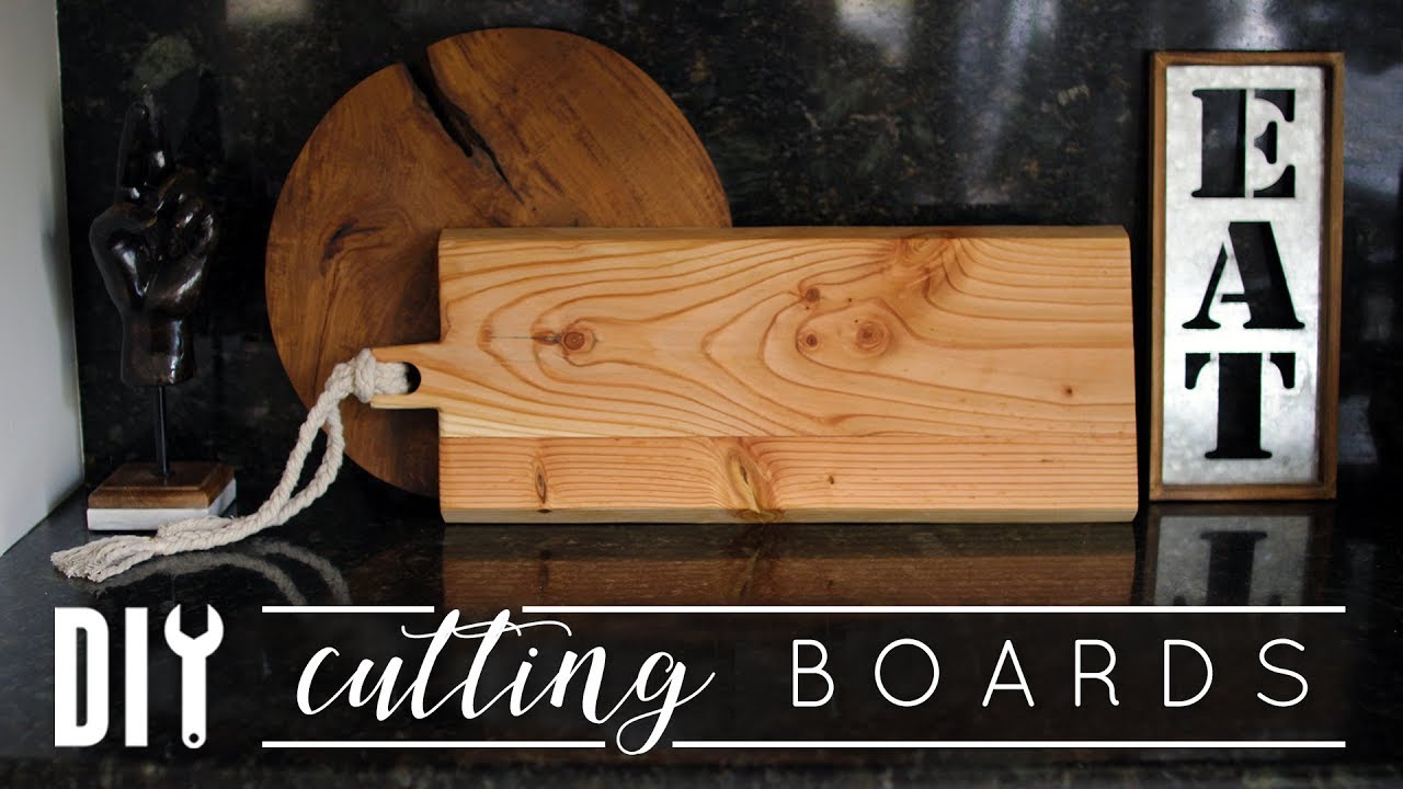 How to make simple cutting boards at home