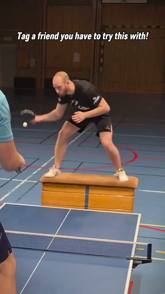 Table tennis balance challenge you need to see