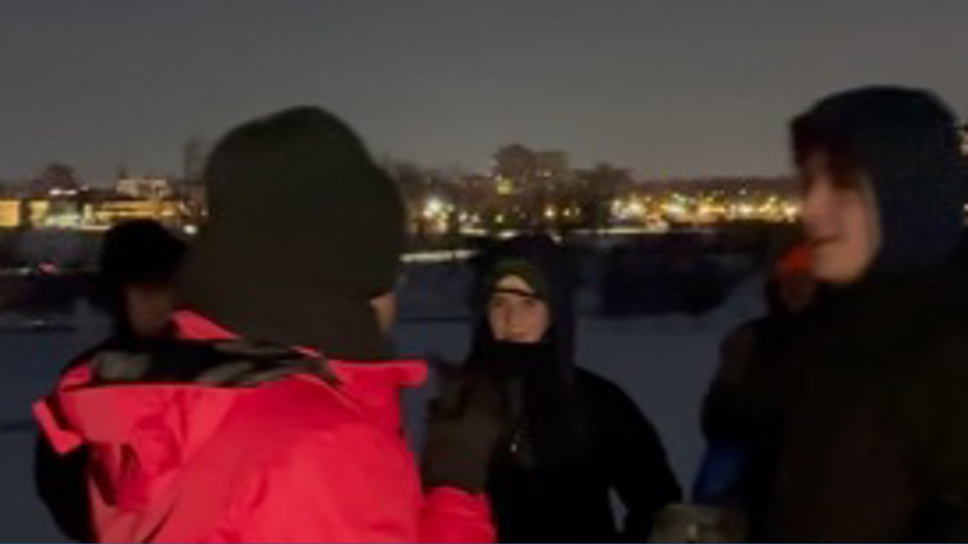 Families take to Art Hill in Forest Park for a post-snowstorm slide