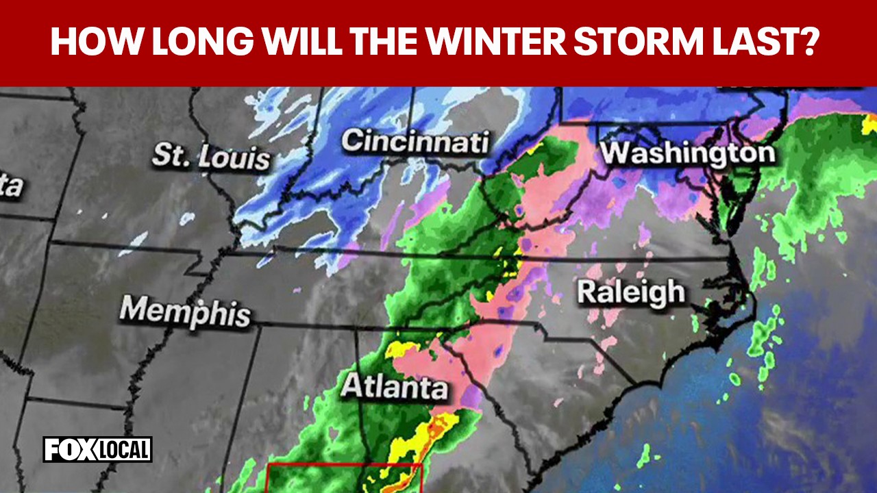 DC winter storm: How long will the winter storm last?