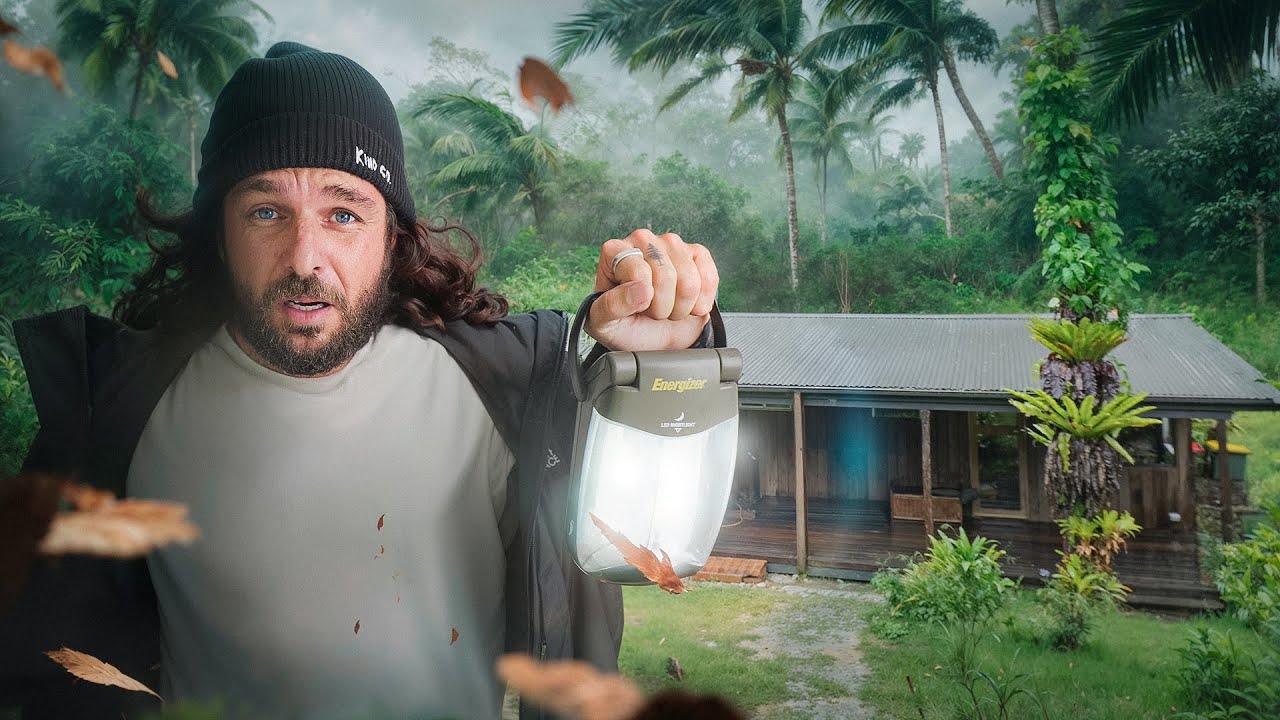 Living off-grid through a cyclone in the rainforest