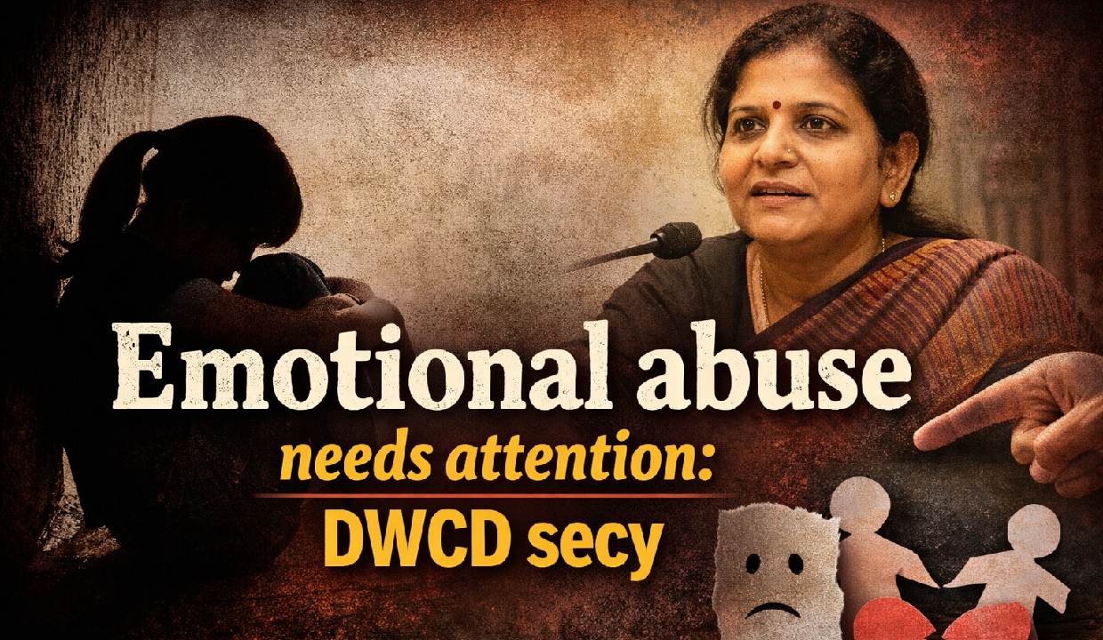 Emotional abuse needs attention: DWCD secy