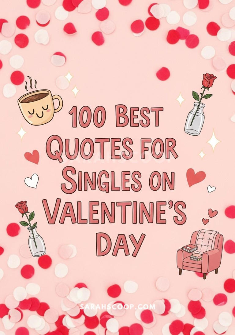 100 best quotes for singles on Valentine's Day