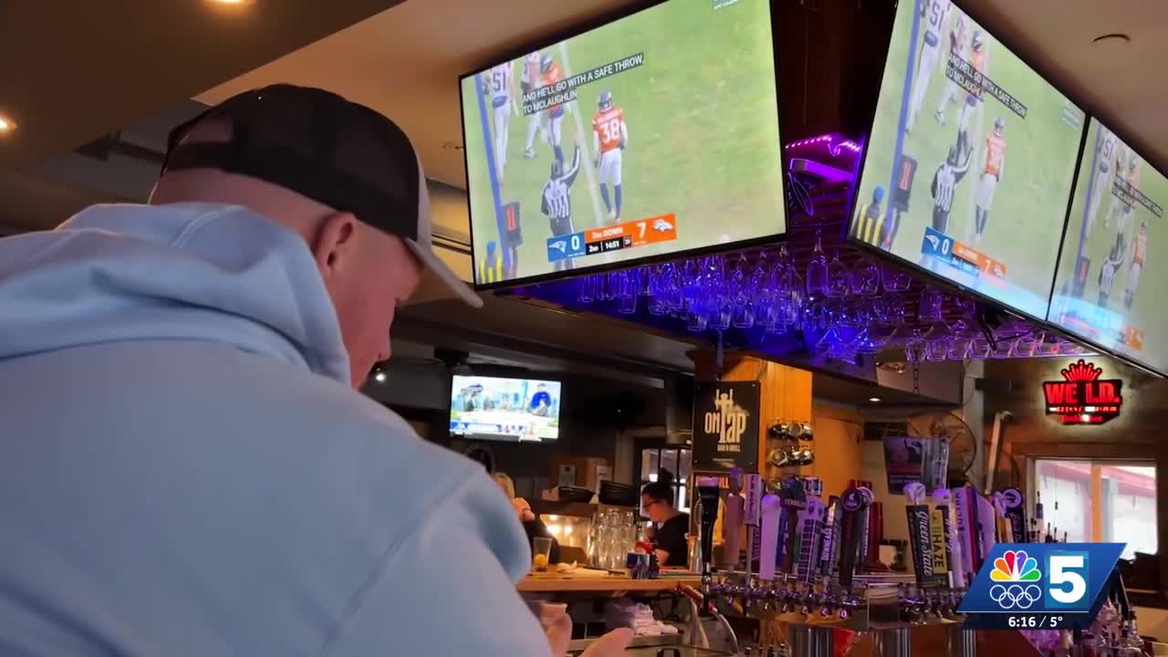 Delivery drivers and Patriots fans take on the storm