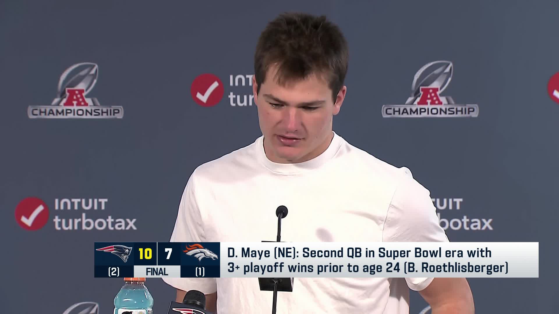 Drake Maye reflects on making it to Super Bowl LX in his second year in ...