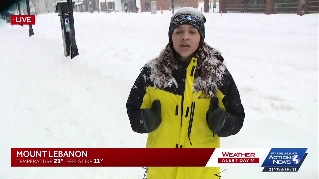 Heavy snow falling in Mount Lebanon: A look from the streets