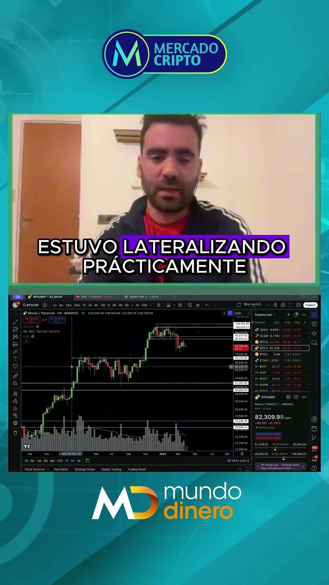 Bitcoin está bajo presión