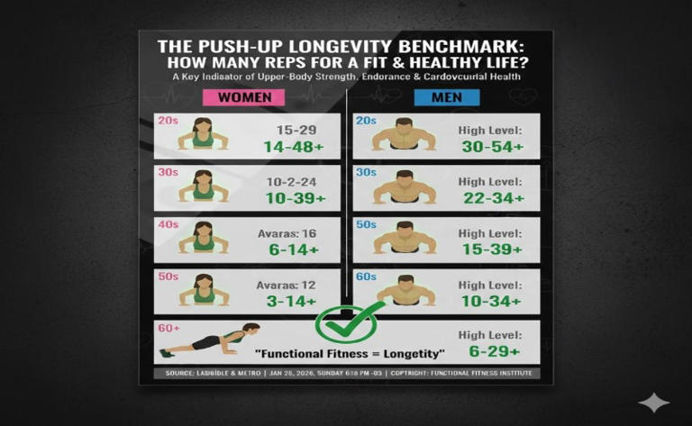The push-up benchmark: How many reps do you really need to be ...