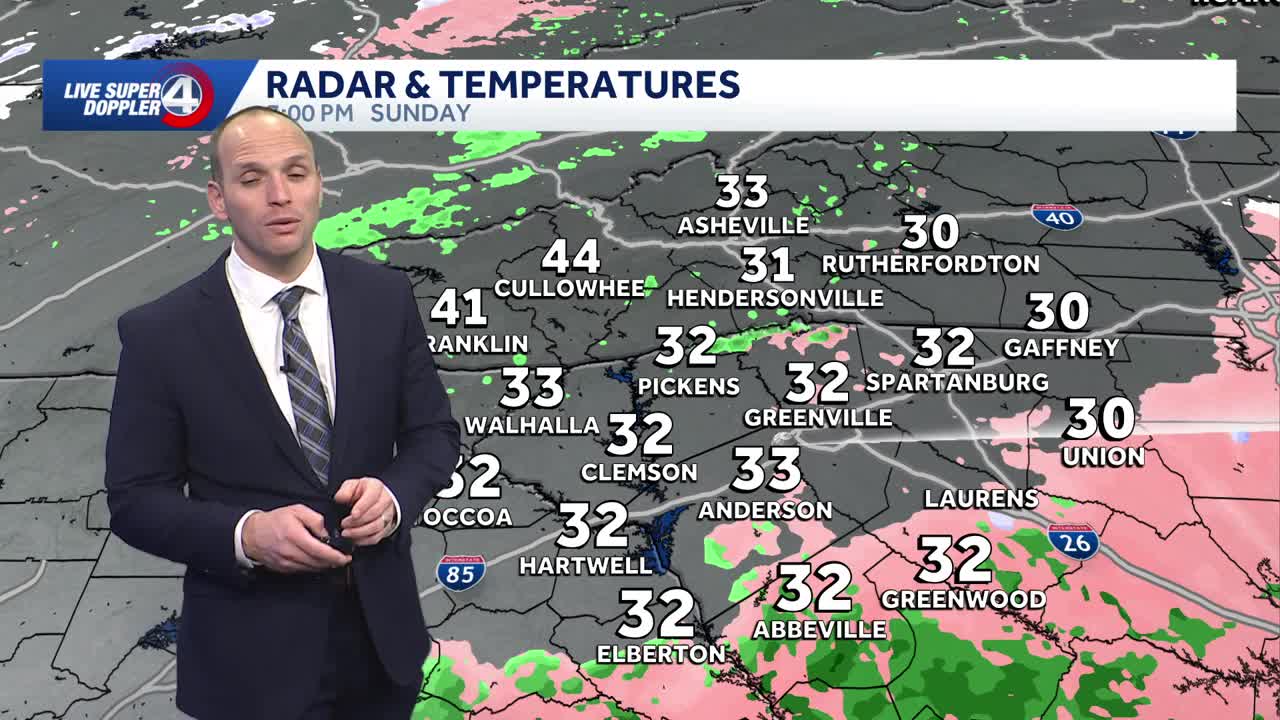 Freezing rain moves out of area; winds pick up