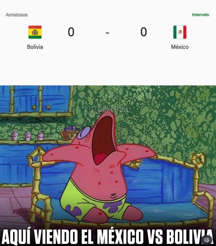 ¡No perdonan! Los mejores MEMES que dejó el México vs Bolivia