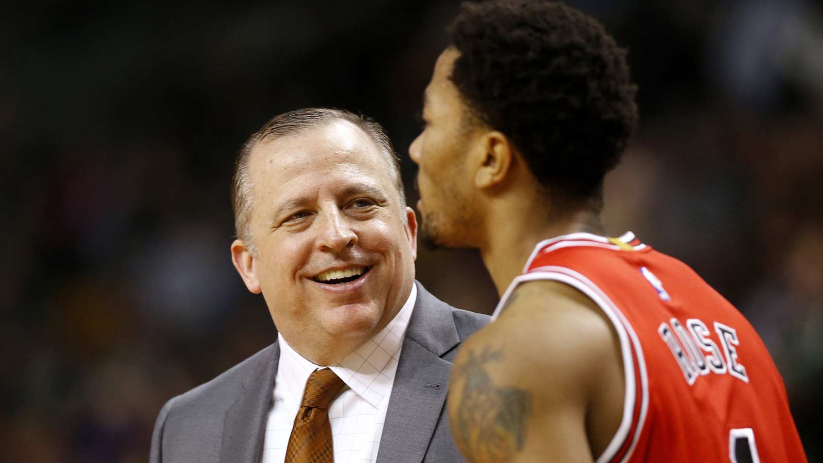 Derrick Rose even got Tom Thibodeau to laugh with Harvard joke during ...