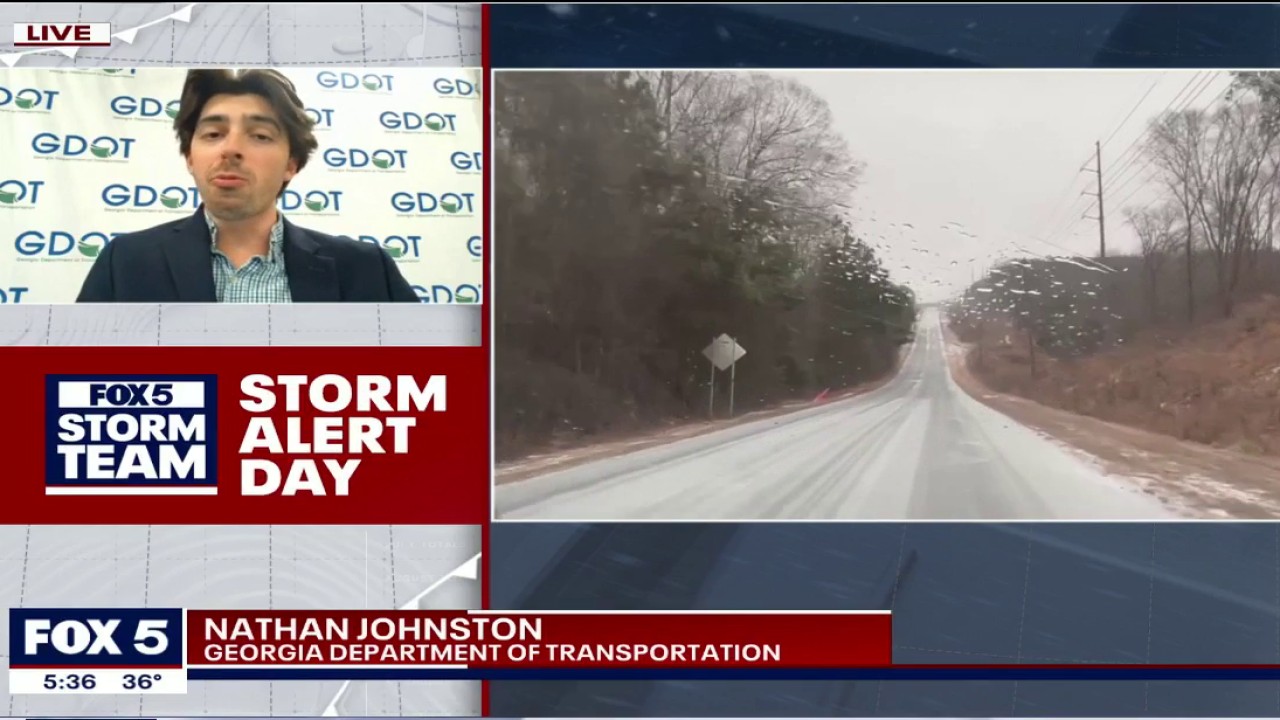 GDOT gives update on icy roads