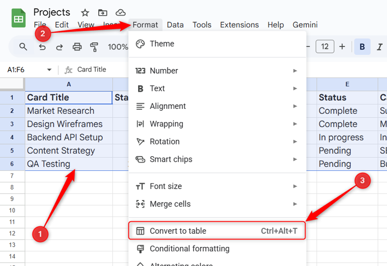 How to build a dynamic timeline in Google Sheets