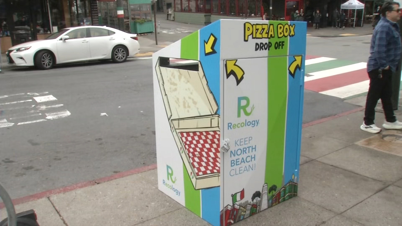SF installs new trash cans designed to dispose of pizza boxes in North ...