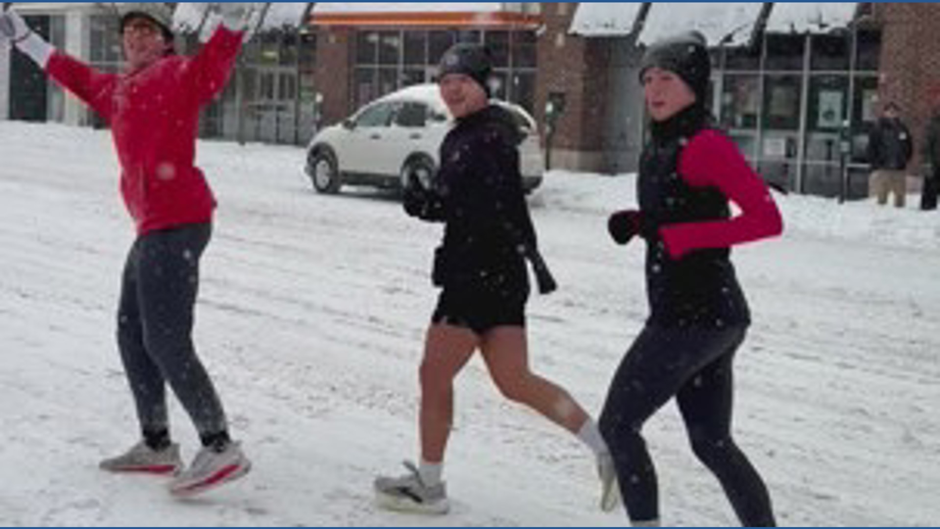 Never too snowy for a run