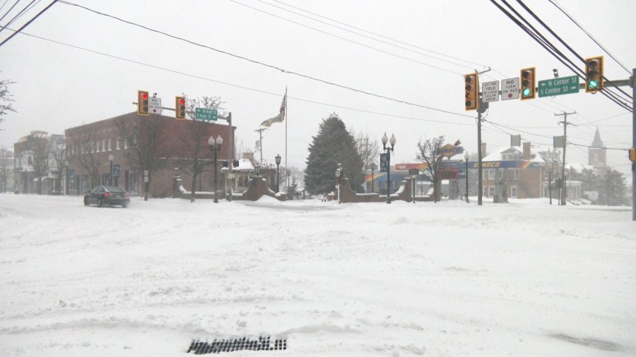 Cambria County boroughs dealing with elements during winter storm