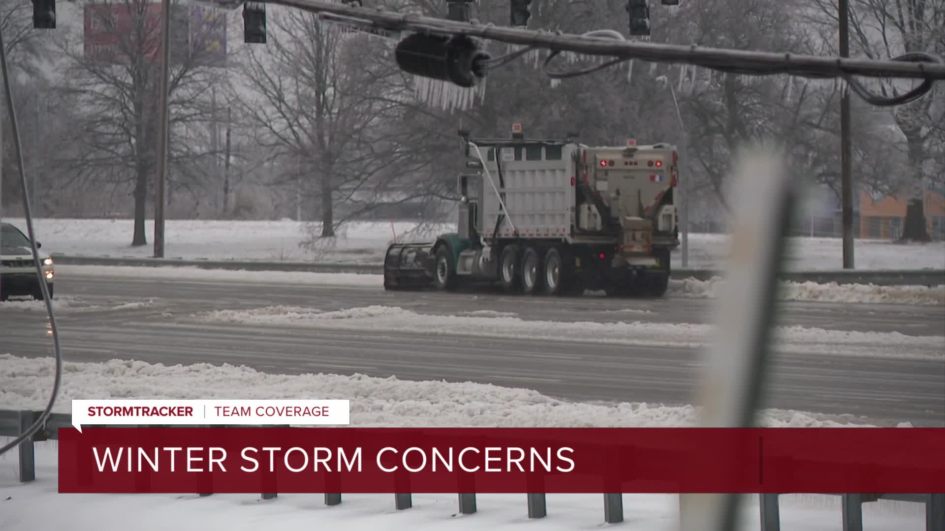Ice storm creates dangerous road conditions across Kentucky