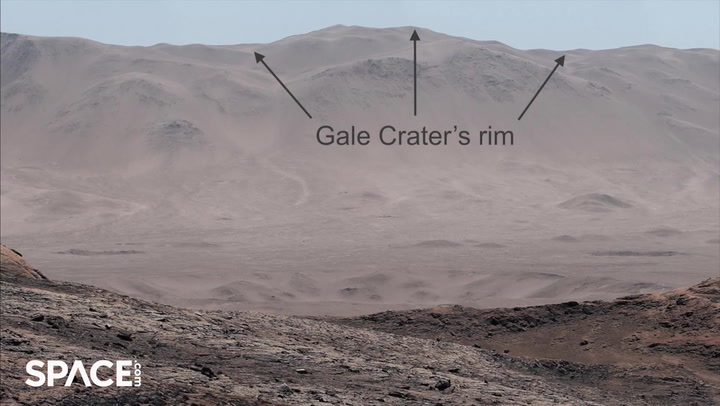 Curiosity rover on Mars captures amazing panorama of Gale Crater’s rim