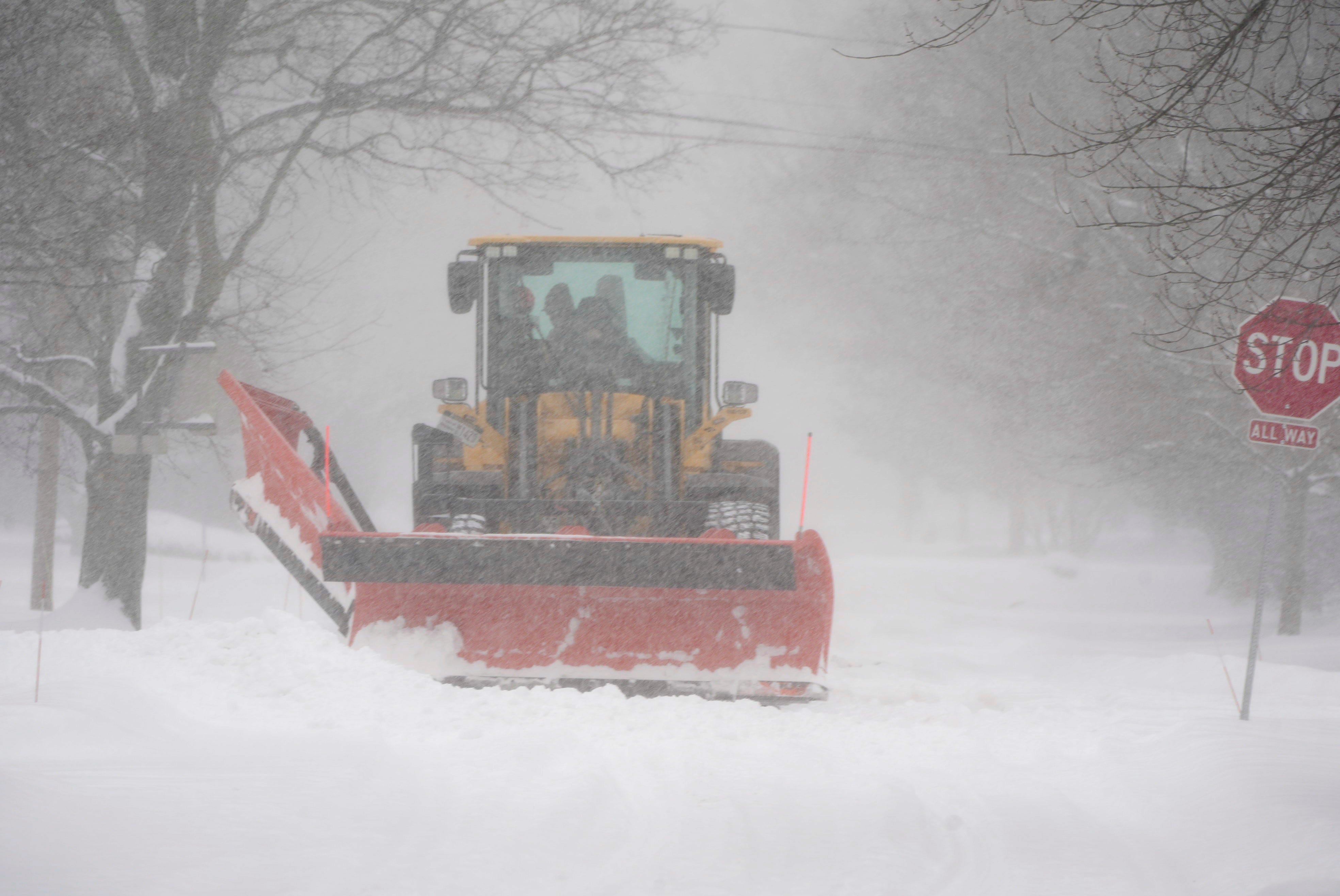 Four New York cities set daily snowfall records as massive storm hits