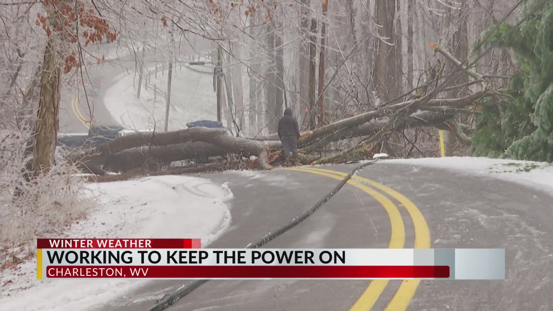 Appalachian Power work to get customers' power back on with power lines ...
