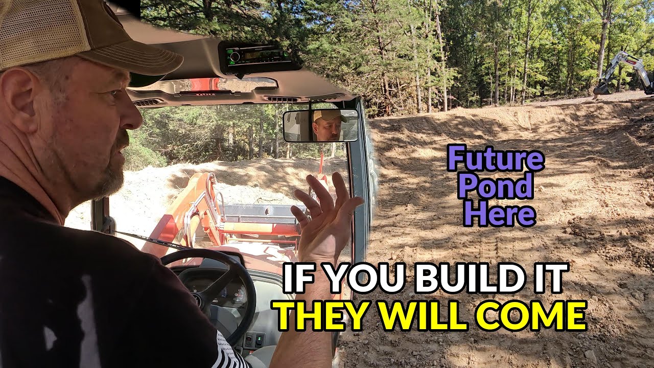 Digging a wildlife pond in the Missouri Ozarks