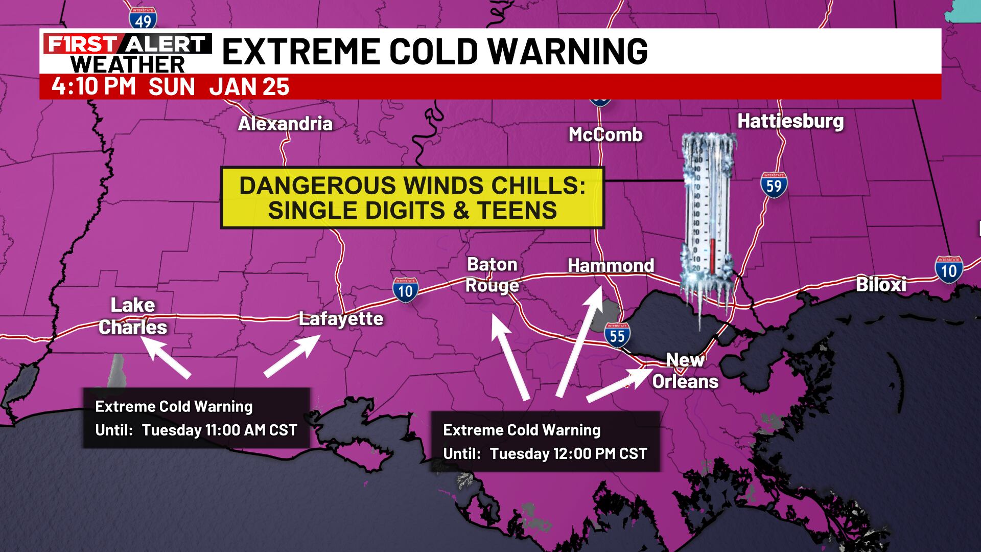 First alert: Extreme cold with dangerous wind chills arriving for ...