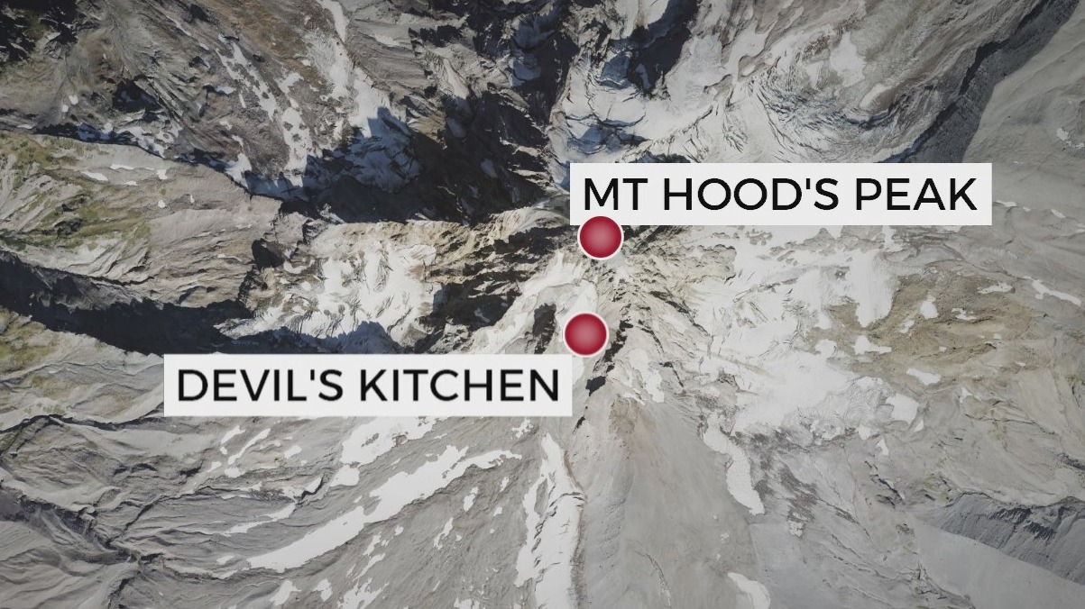 Climber dies from 300-foot fall on Mount Hood