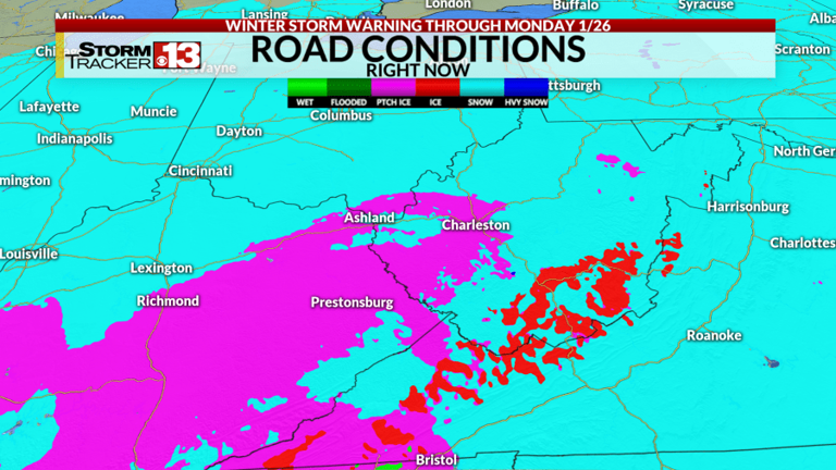 Flash freeze & light snow then Arctic week ahead