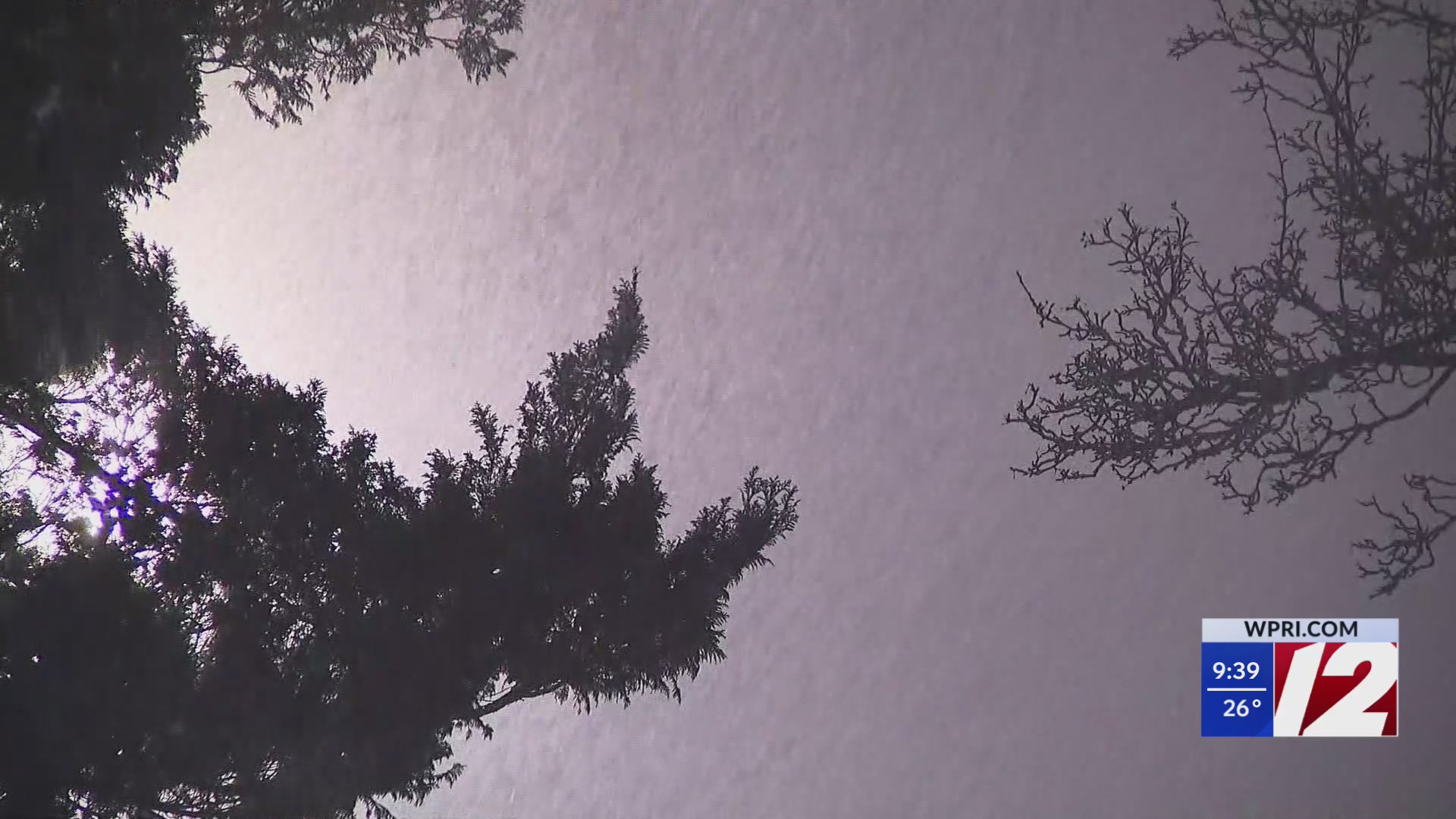 Snowstorm update: Conditions from Smithfield, Sunday 9:30 pm