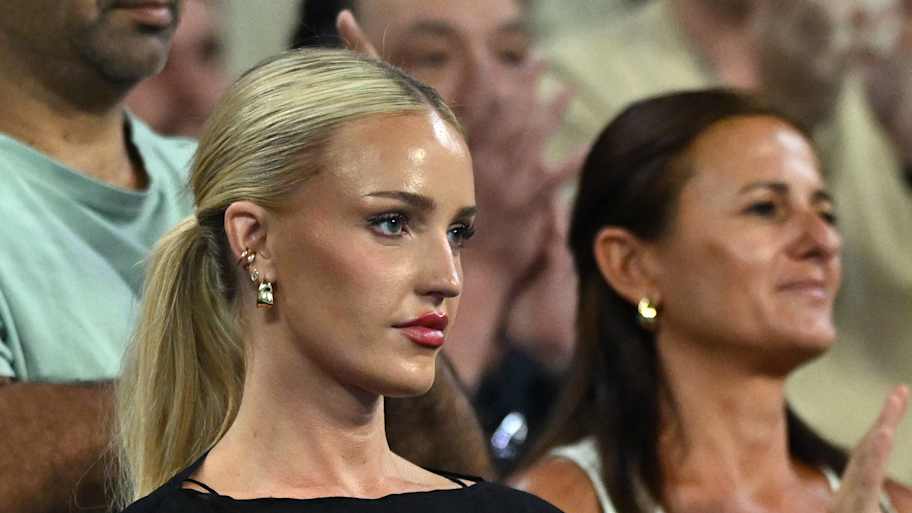 Taylor Fritz's gf Morgan Riddle turns heads in sheer black stunner at ...