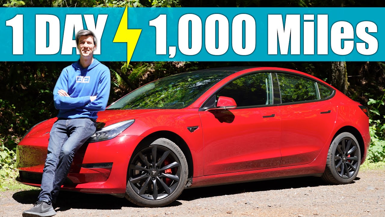 Can an electric car travel 1,000 miles in a day?