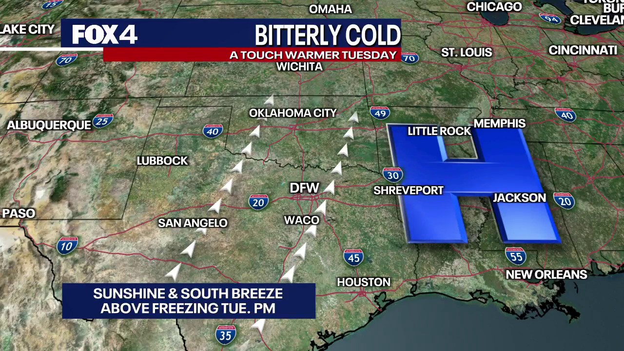 Sunday weather briefing: How North Texas looks after weekend winter storm