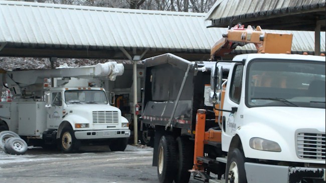 Town of Abingdon Public Works working to clear roads as crews restore ...