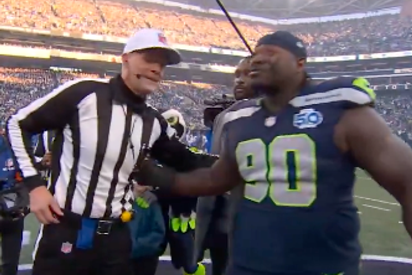 NFL referee mutes mic to explain after Rams-Seahawks coin toss blunder