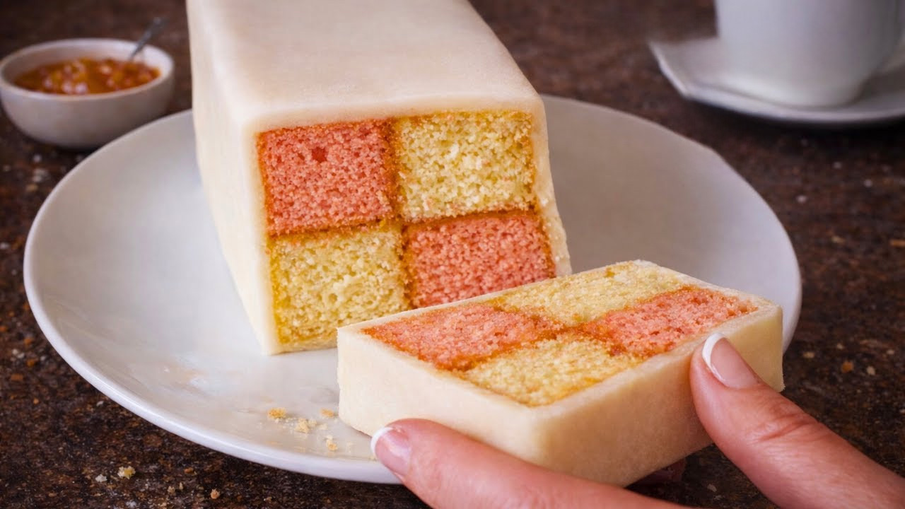 Battenberg cake recipe