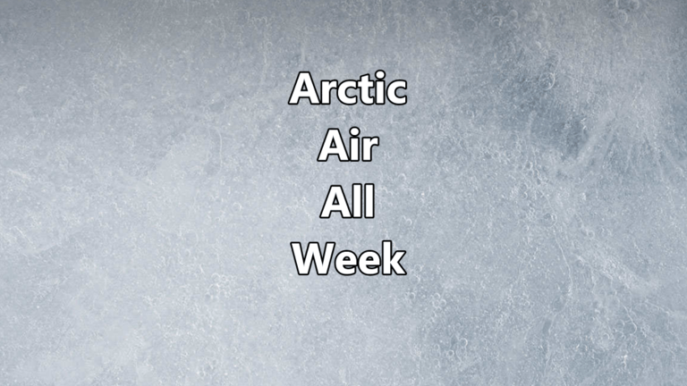 Flash freeze & light snow then Arctic week ahead