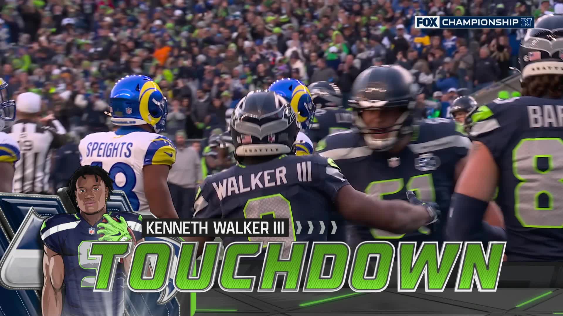 Kenneth Walker III's best plays from 111-yard game vs. Rams NFC ...