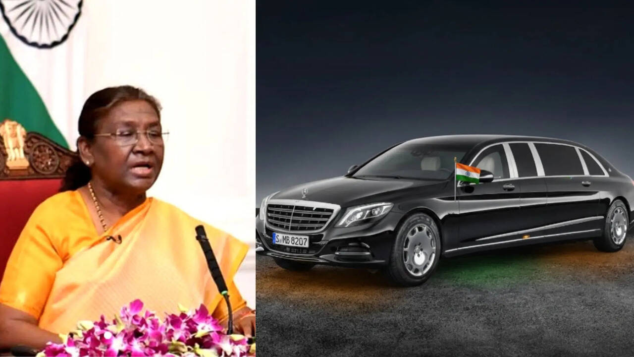Meet President Droupadi Murmu’s armoured Mercedes-Maybach S600 Pullman ...