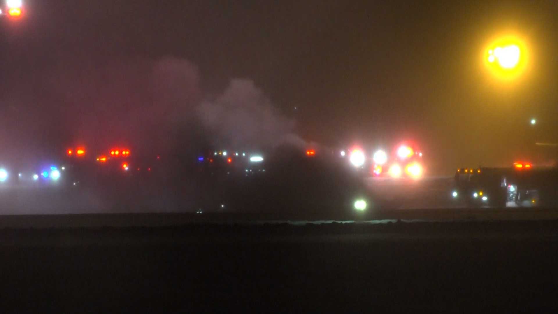 A doorbell camera captured the sound of Sunday's plane crash in Bangor