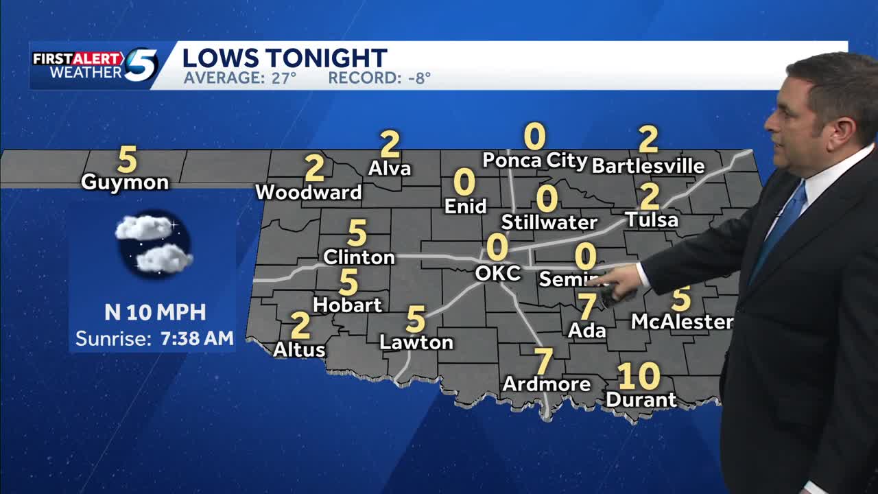 Oklahoma winter storm update: Cold temperatures, frozen roads to last ...