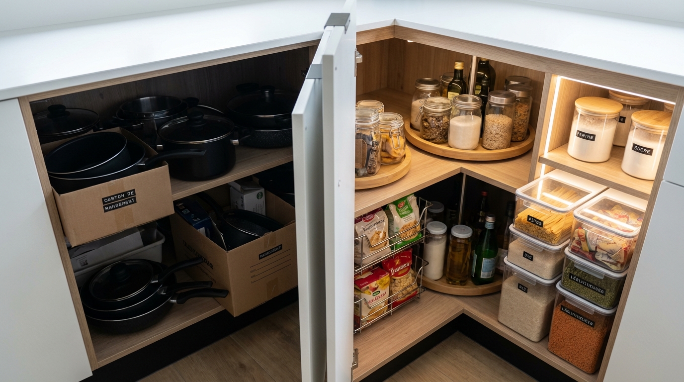 Ces 13 erreurs dans votre placard d’angle de cuisine le rendent ...