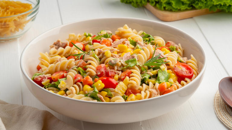 Give boring pasta salad a Mexican lift with these simple ingredients