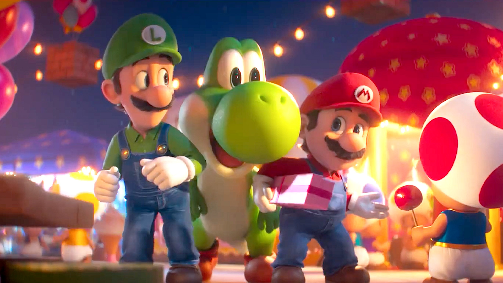 Yoshi joins the adventure in a first look at the Super Mario Galaxy movie