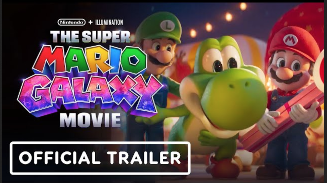 The Super Mario Galaxy movie | Yoshi first look trailer - Chris Pratt ...