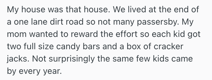 Homeowner ran out of Halloween candy during trick or treat, but then a ...