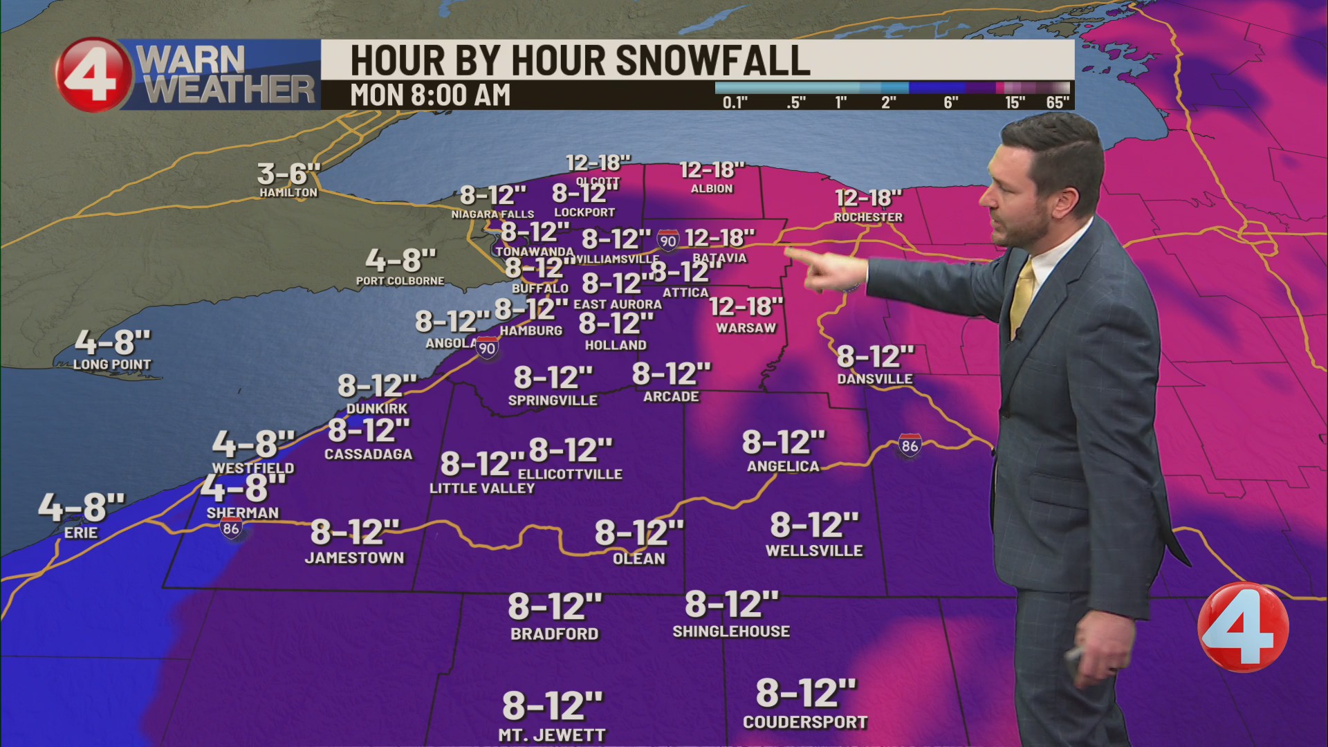 Buffalo weather update: 6 p.m., 1/25/26