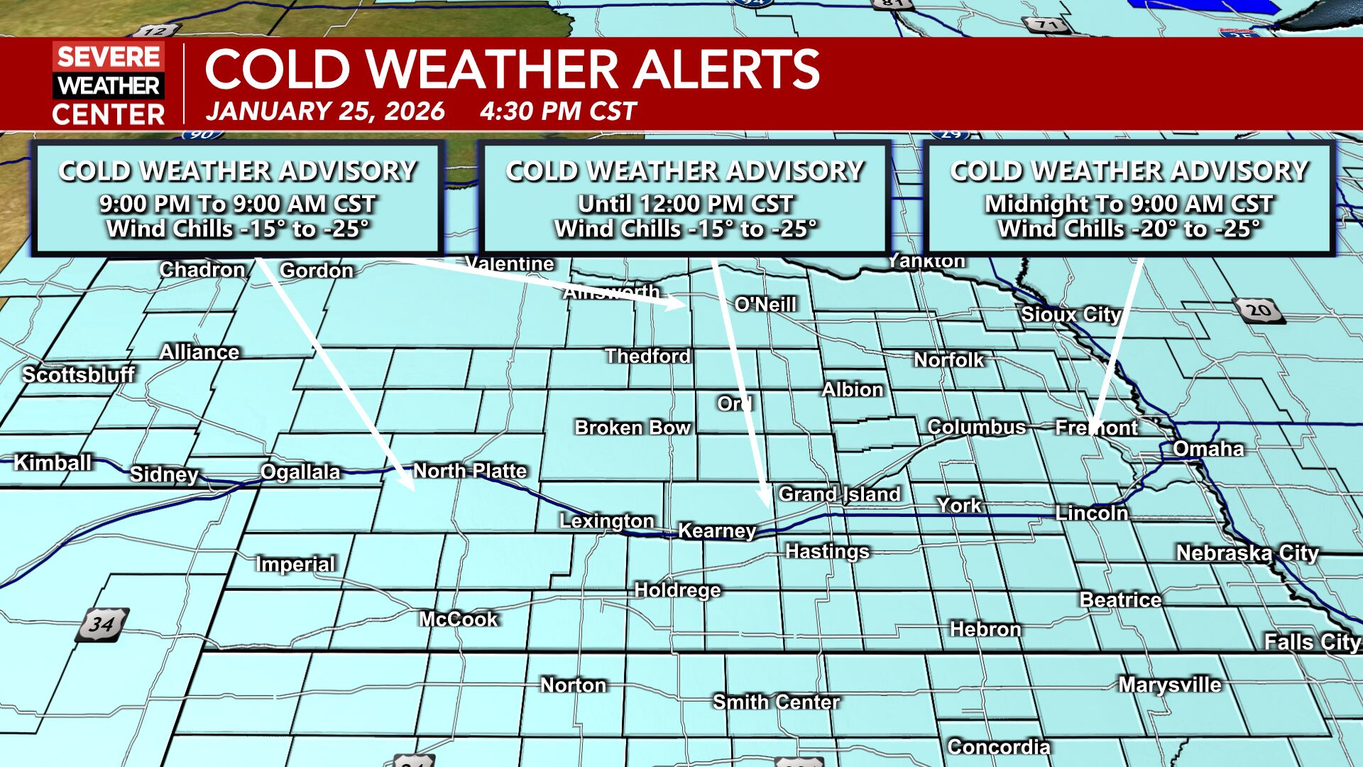 One more morning of dangerous wind chills before we warm up into the ...