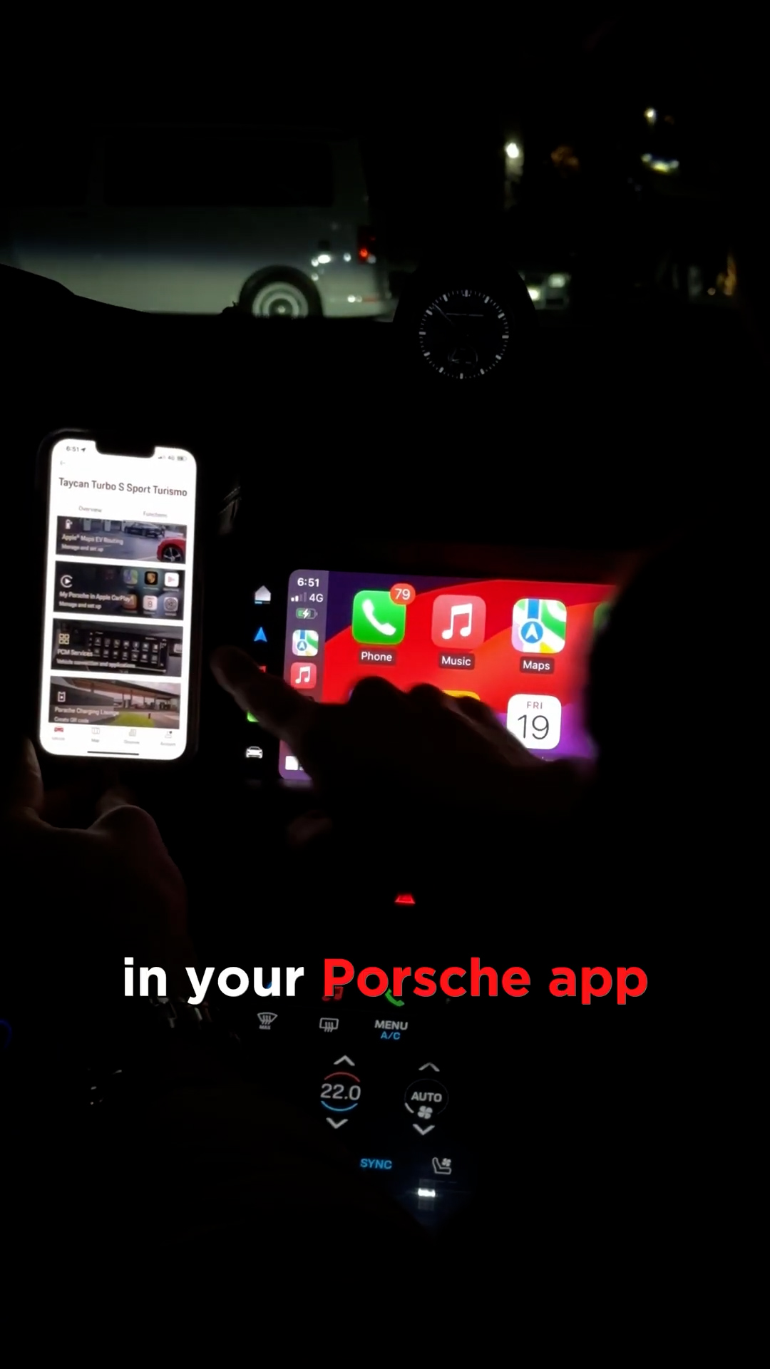 What makes CarPlay in the Taycan feel different?