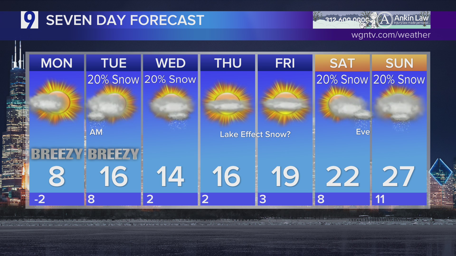 Sunday forecast: Winter storm warning in effect for Cook County until 6 ...