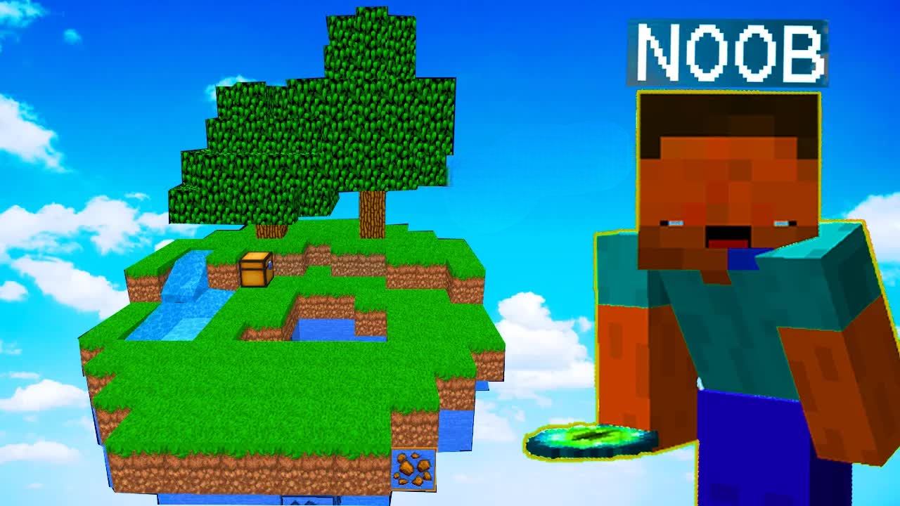 Noob vs house in Skywars ¿Un noob me enseña a jugar? | Minecraft ...